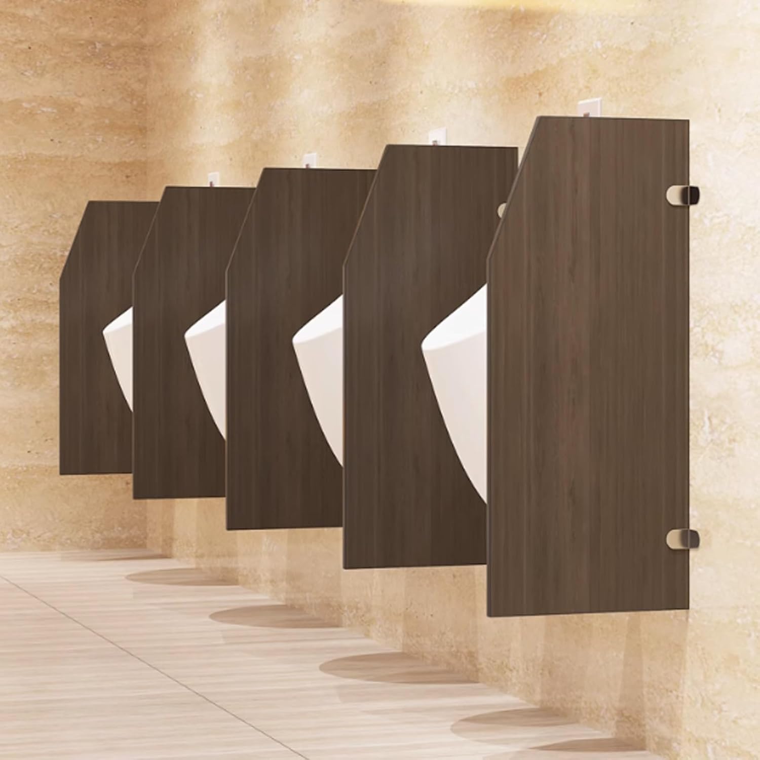 Wall-Mounted Urinal Privacy Screen, Durable Public Toilet Partition for ...