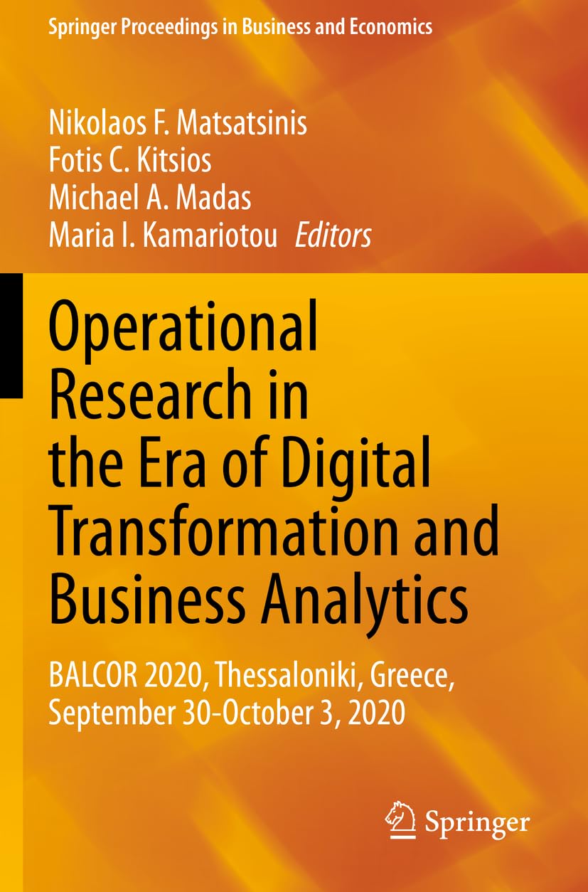 Amazon.com: Operational Research in the Era of Digital Transformation ...