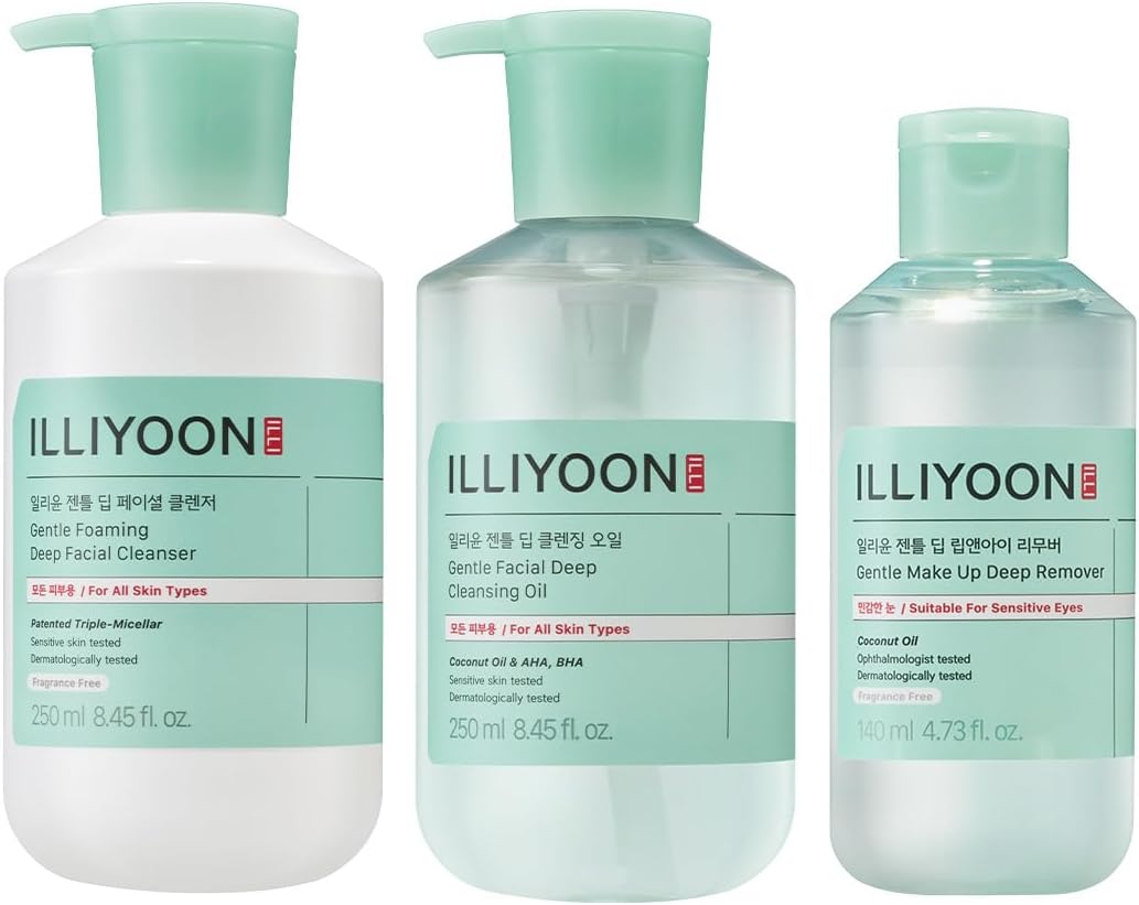 Amazon.com: Illiyoon Gentle Deep Facial Cleanser with Cleansing Oil ...