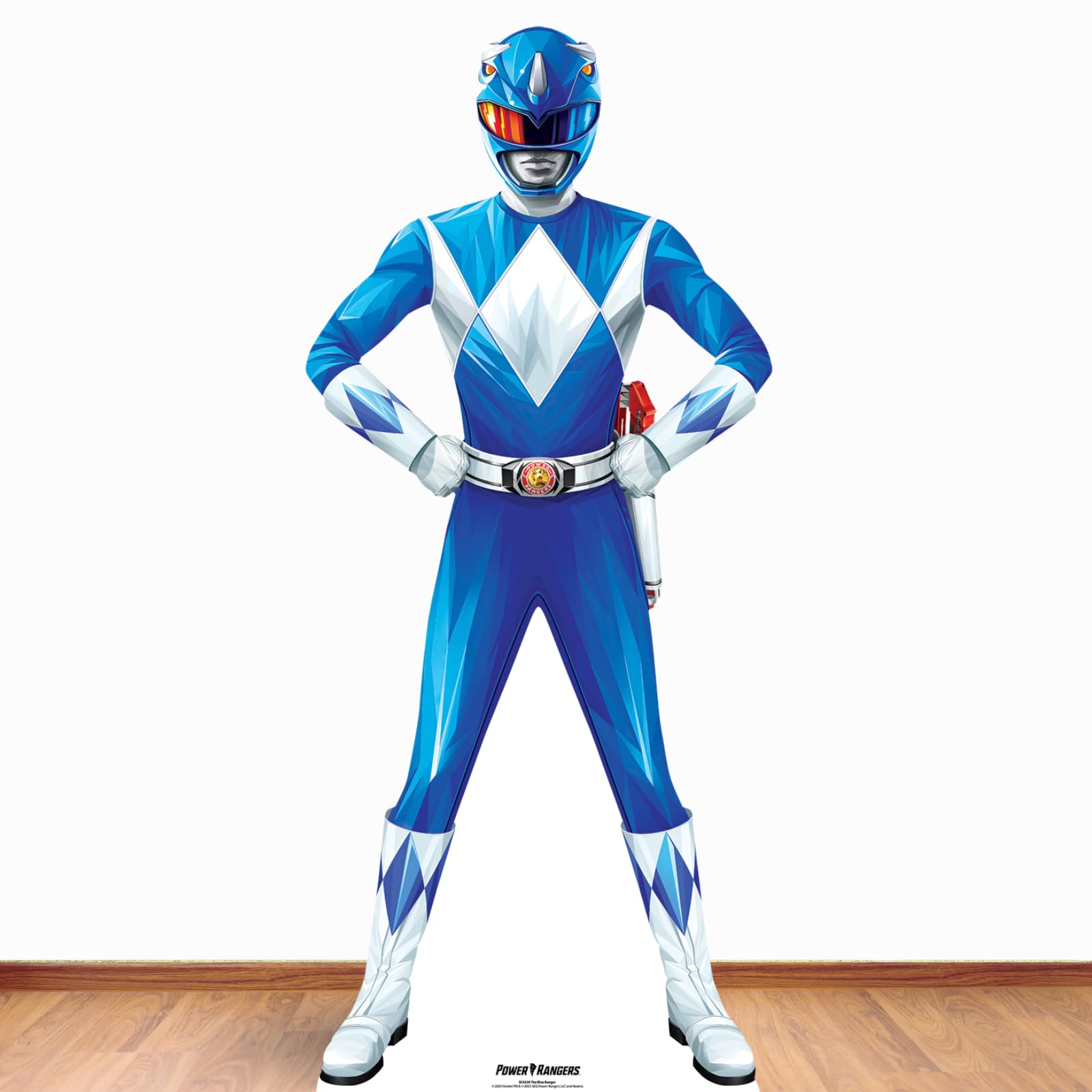 Star Cutouts SC4259 Blue Power Ranger Lifesize Cardboard Cut Out With ...