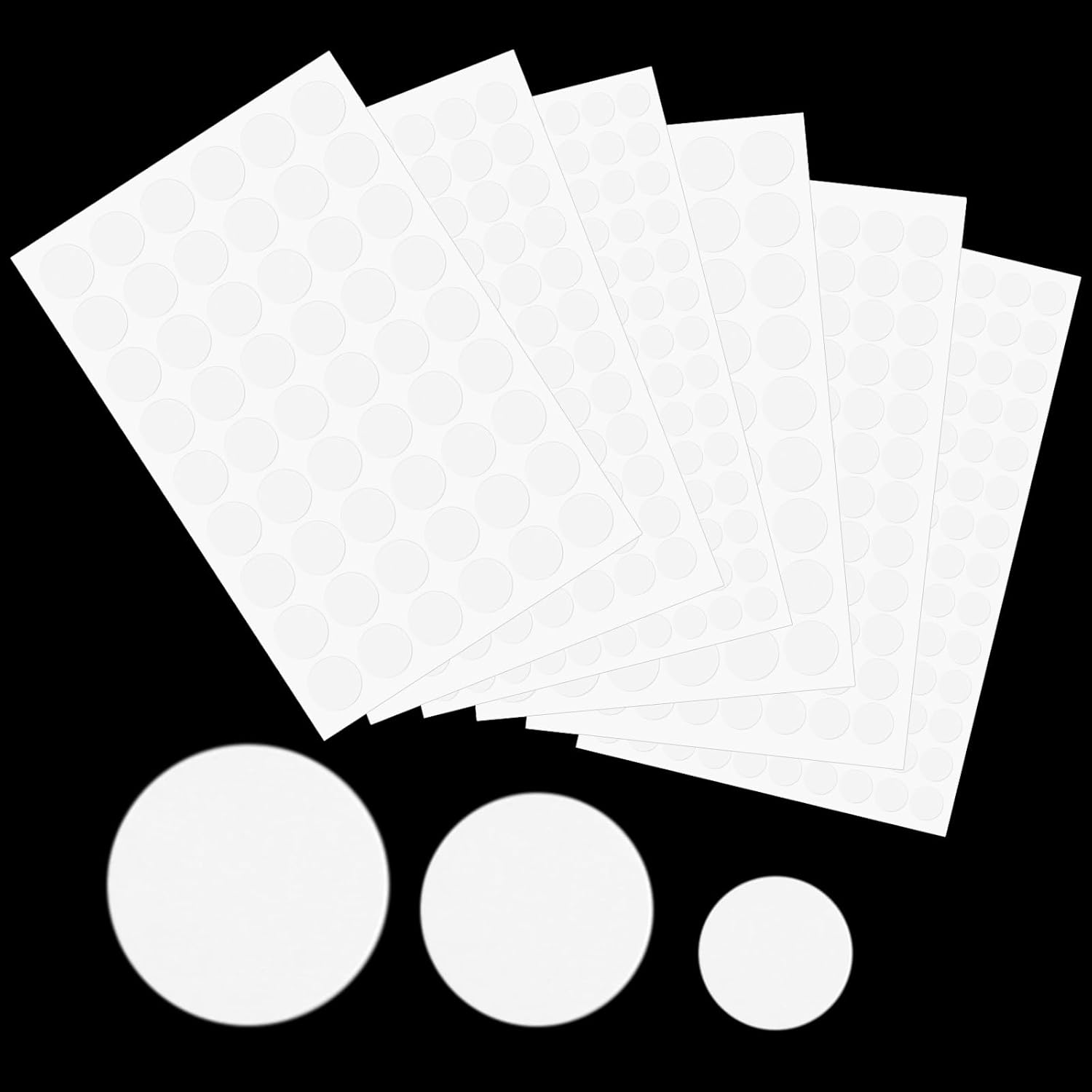 Amazon.com: Screw Hole Covers White Furniture Stickers 9 Sheets 870 PCS ...