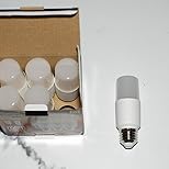 Amazon | Tengyuan LED電球 T形タイプ E26口金 8.4W 1080lm 電球色 60W形相当 EFD25・EFD15形代替推奨 広配光 高演色性 省エネ 【6個入り ...