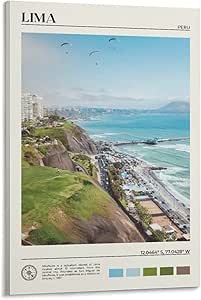 Amazon.com: Digitale Olieverf Lima Print Art Lima Poster Lima Foto Peru ...