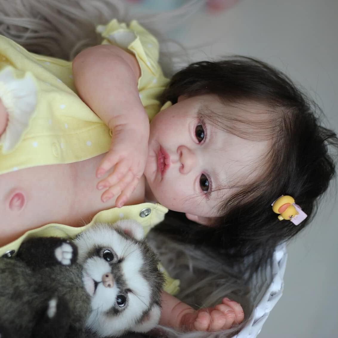 Anano Baby Reborn Silicone 45 cm Reborn All Silicone Real Reborn Dolls ...