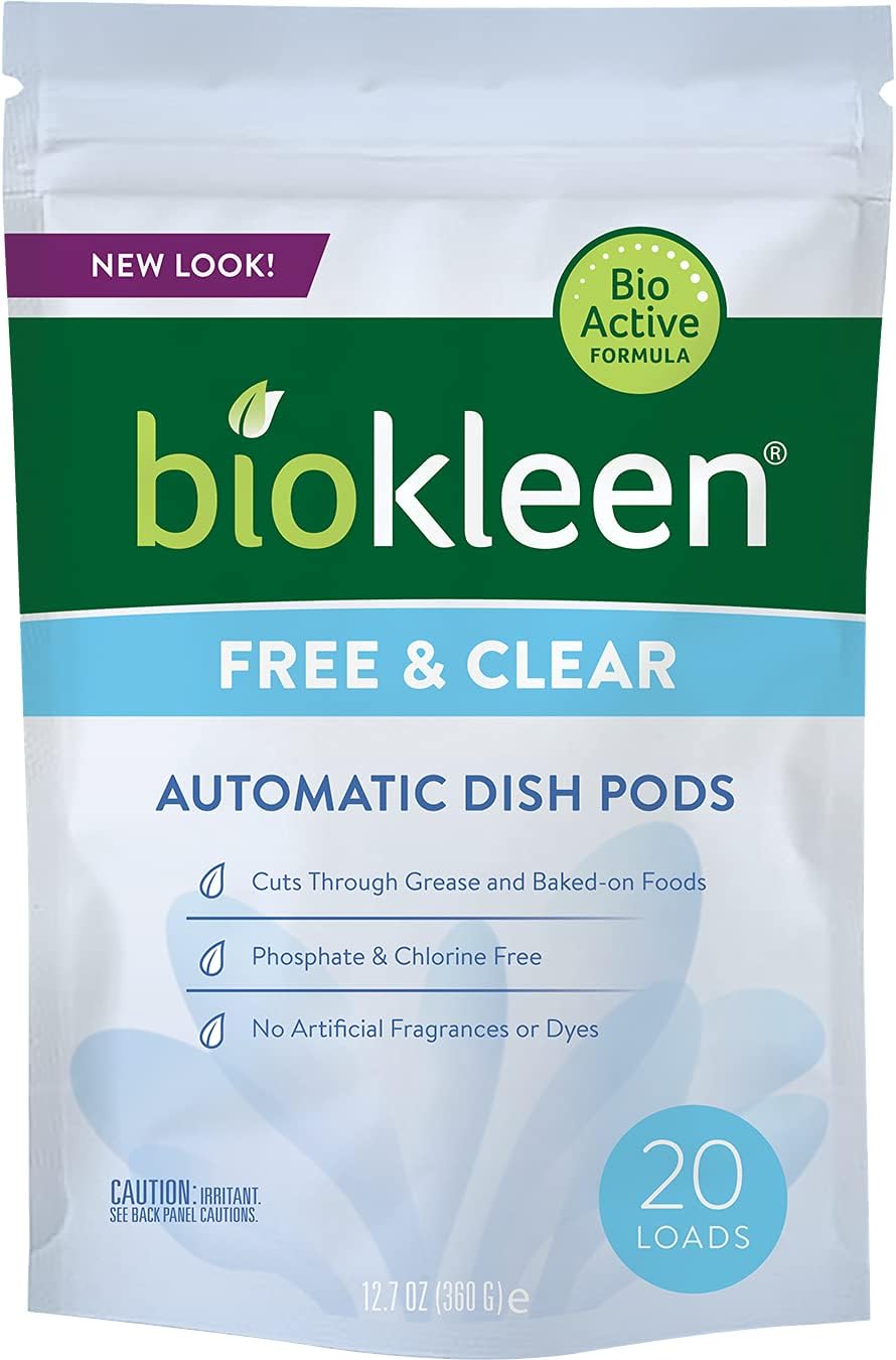 Amazon.com: Biokleen Automatic Dish Pods, Dishwasher Detergent ...