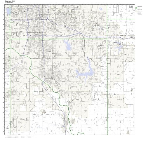 Norman, OK ZIP Code Map Laminated: Amazon.com: Office Products