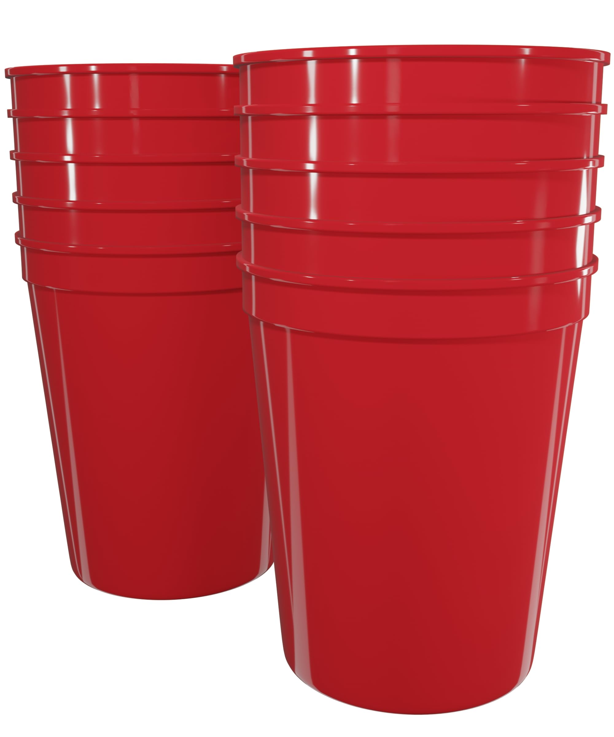 Stack Plastic Red Cup Party