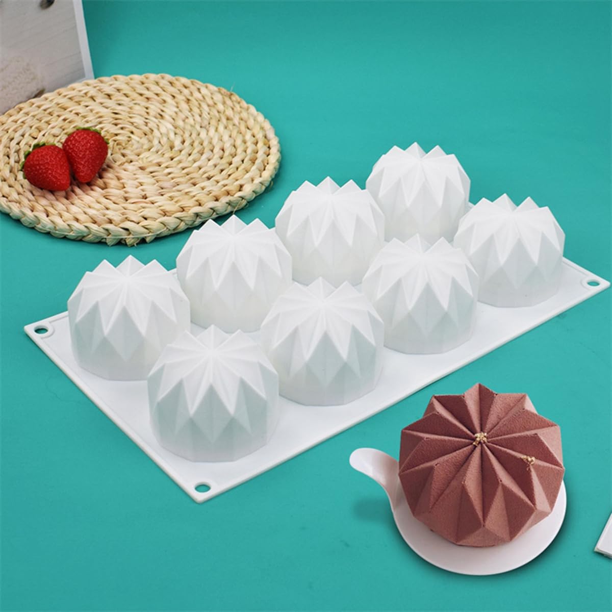 Amazon.com: mostsom 3D Diamond Chocolate Cookie Molds Chocolate Cover ...