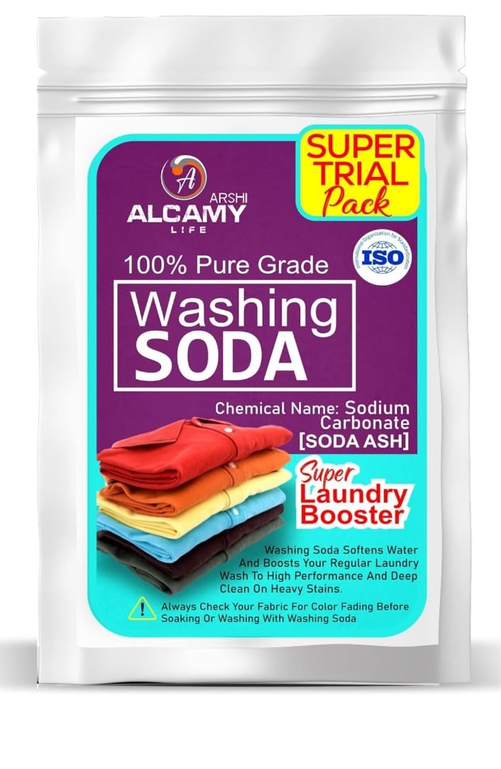 AAAL Washing Soda Powder 450GM (SUPER TRIAL PACK) 100% Pure Laundry ...