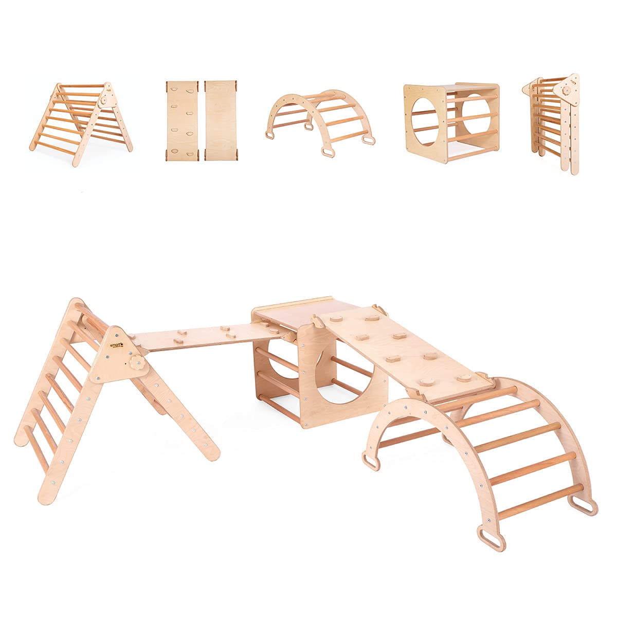Climbing Triangle Set Of Five Items Two Climbing Ramp Slide ...