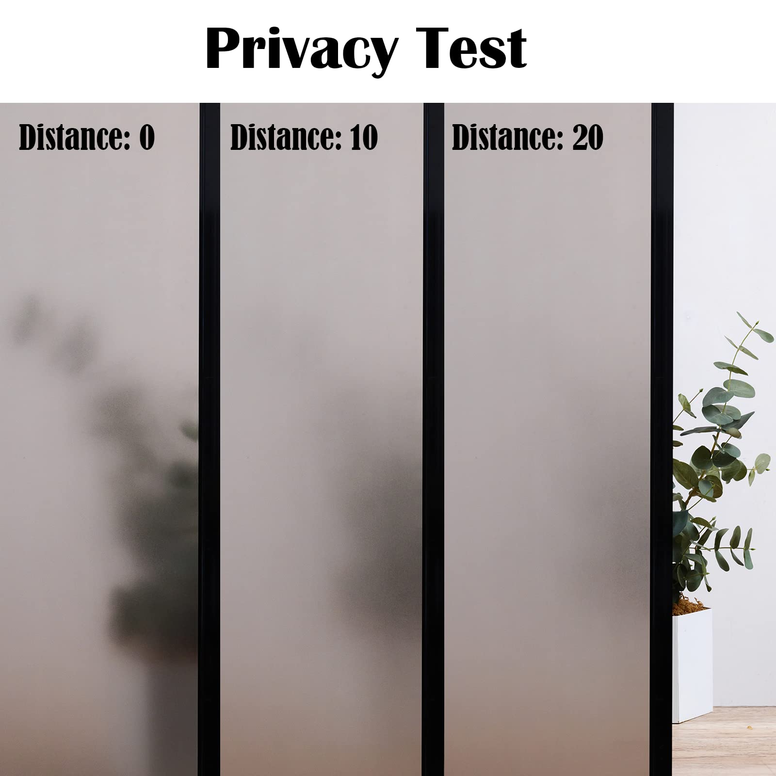 Snapklik.com : Niviy Frosted Glass Window Privacy Film Opaque Window Film Static Cling Non ...