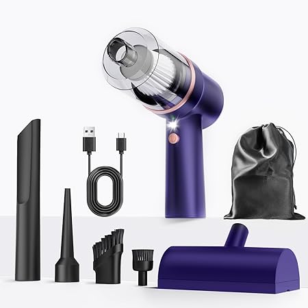 Amazon.com - ArCodivei Mini Vacuum Cleaner Cordless with LED Light ...