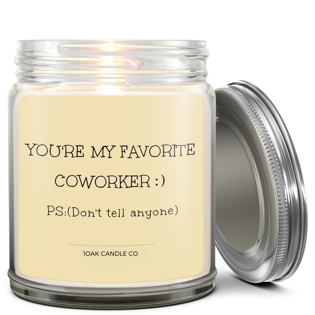 Amazon.com: 1OAK Vanilla Coworker Candle - Office Gifts for Coworkers ...