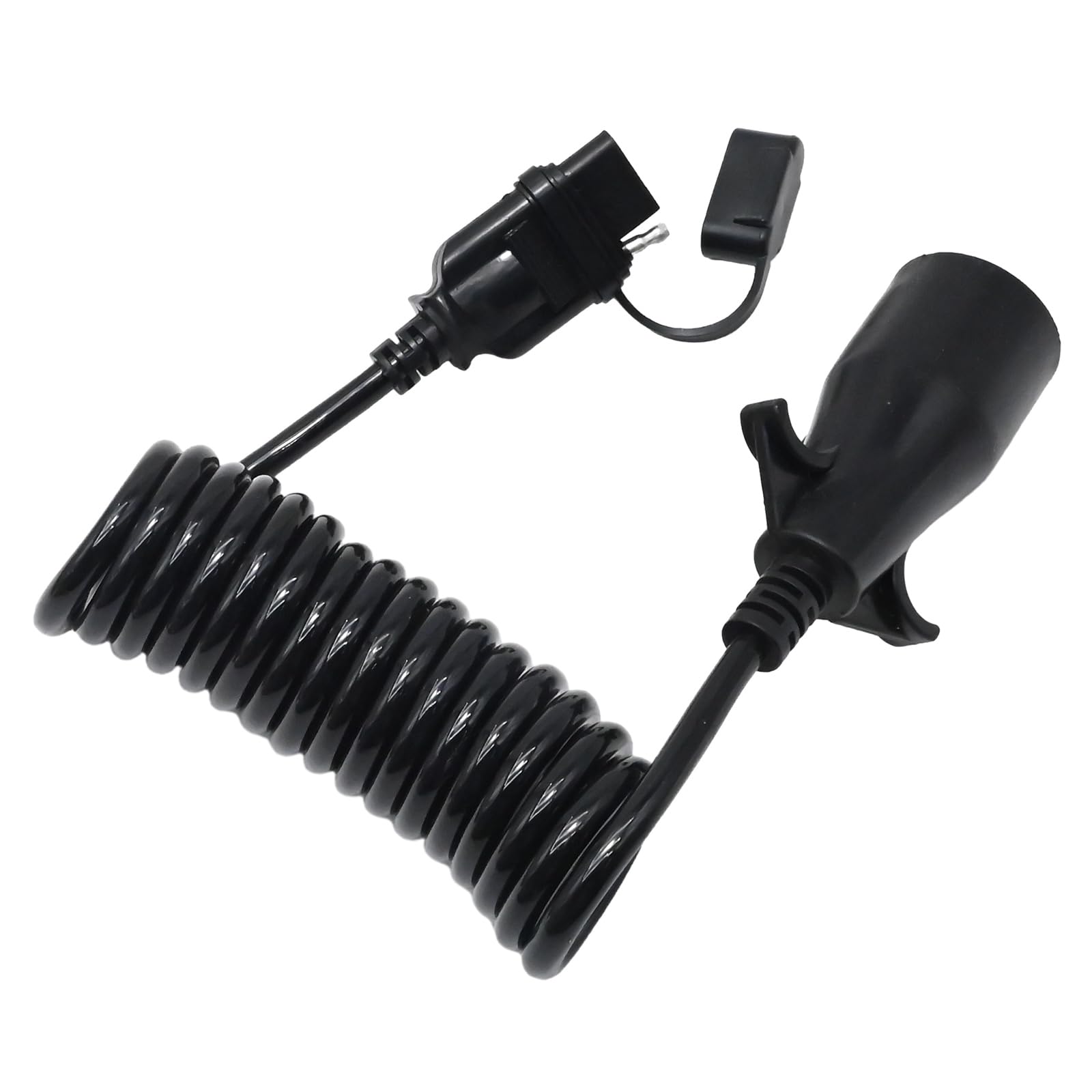 Snapklik.com : Saihisday 7 Way Blade To 4 Way Flat Trailer Adapter