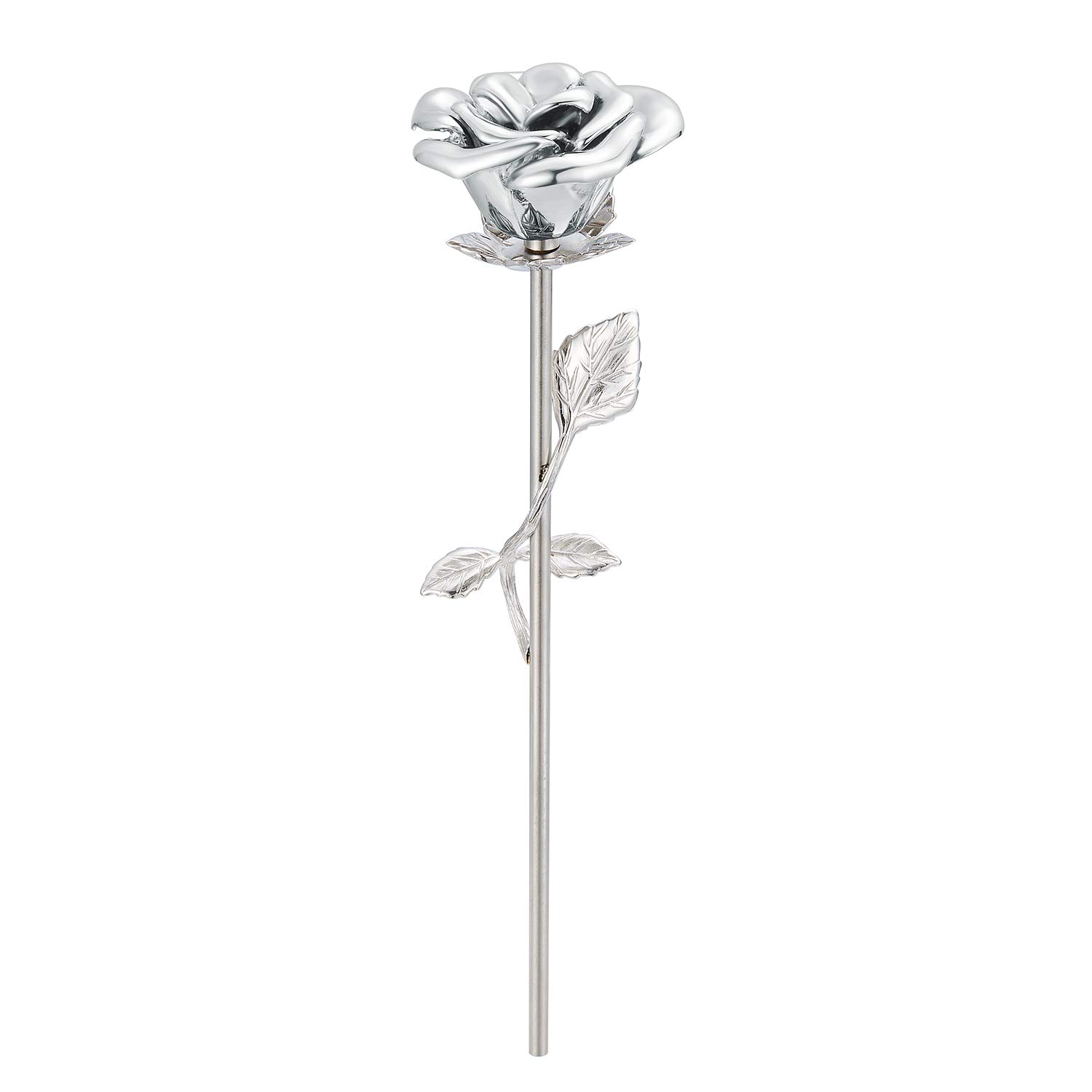 Amazon.com: Sunling Stainless Steel Decorative Rose Flower Cremation ...