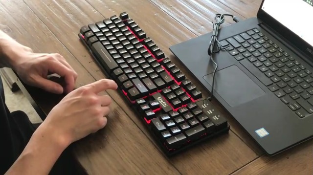 Watch Mafiti 3 Color LED Keyboard on Amazon Live