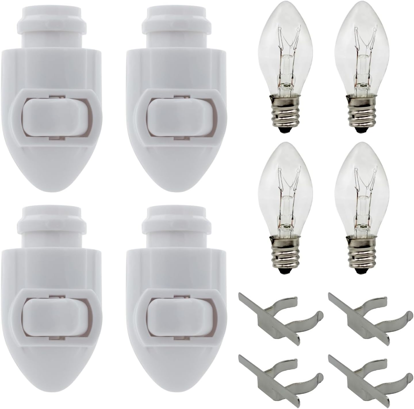 Creative Hobbies Plug in Night Light Module Includes 4 Bulbs and 4 ...
