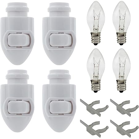 Creative Hobbies Plug in Night Light Module Includes 4 Bulbs and 4 ...