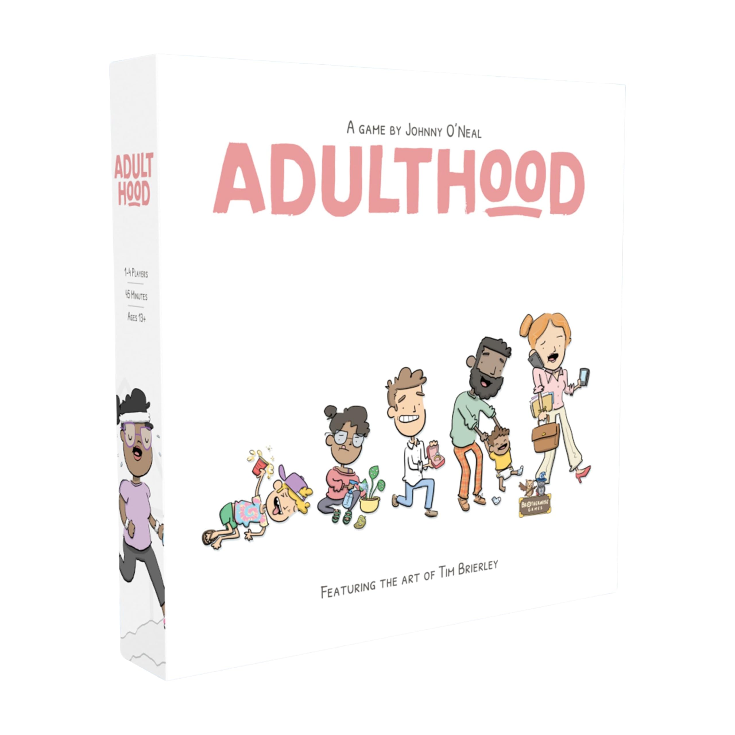 Amazon.com: Brotherwise Games Adulthood – Relatable Life Strategy Board ...