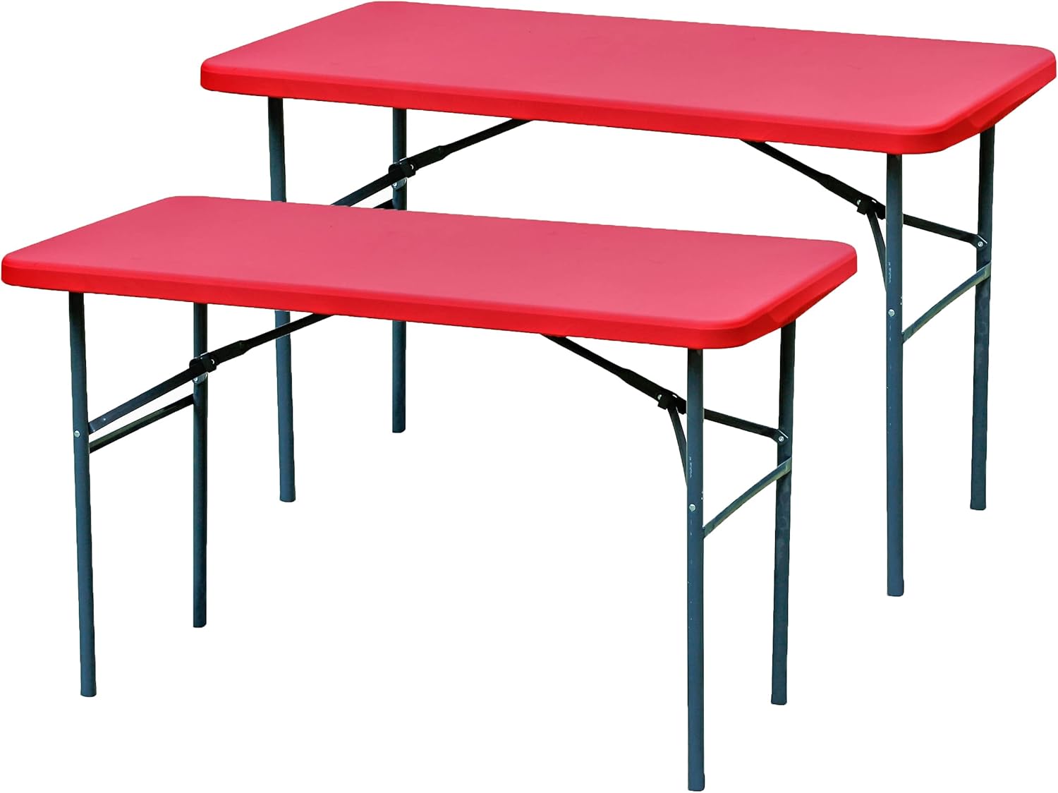 Amazon.com: NEWISHER 2 Pack Fitted Tablecloth Rectangle 4ft Elastic ...