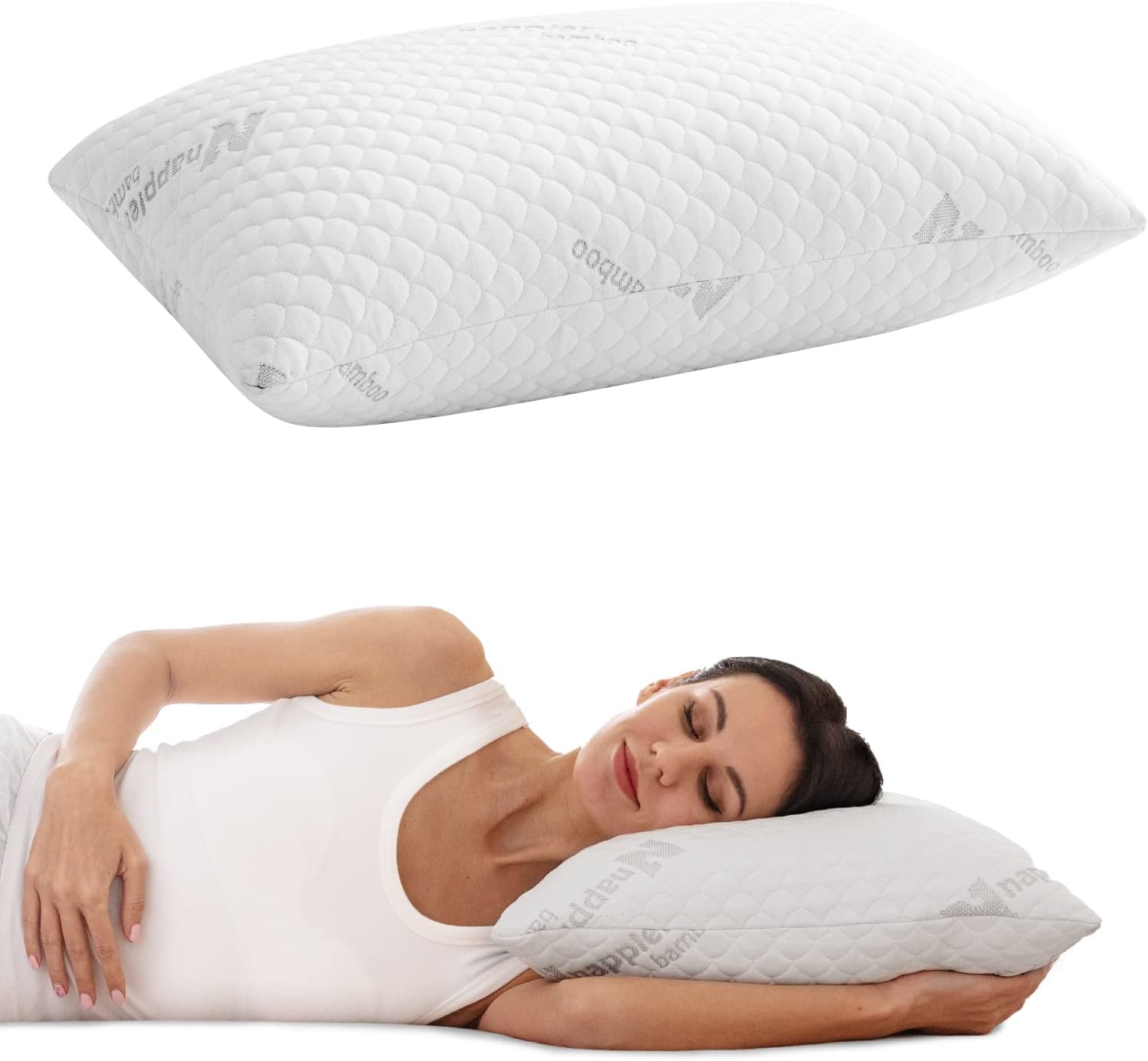 Amazon.com: Nappler Side and Back Sleeper Pillow for Neck and Shoulder ...
