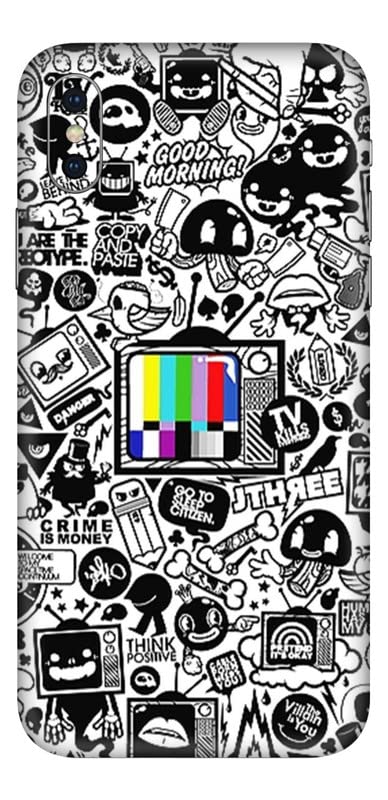 WRAP CRAFT Skin Sticker for Mobile compatible with Apple IPHONE XS MAX ...