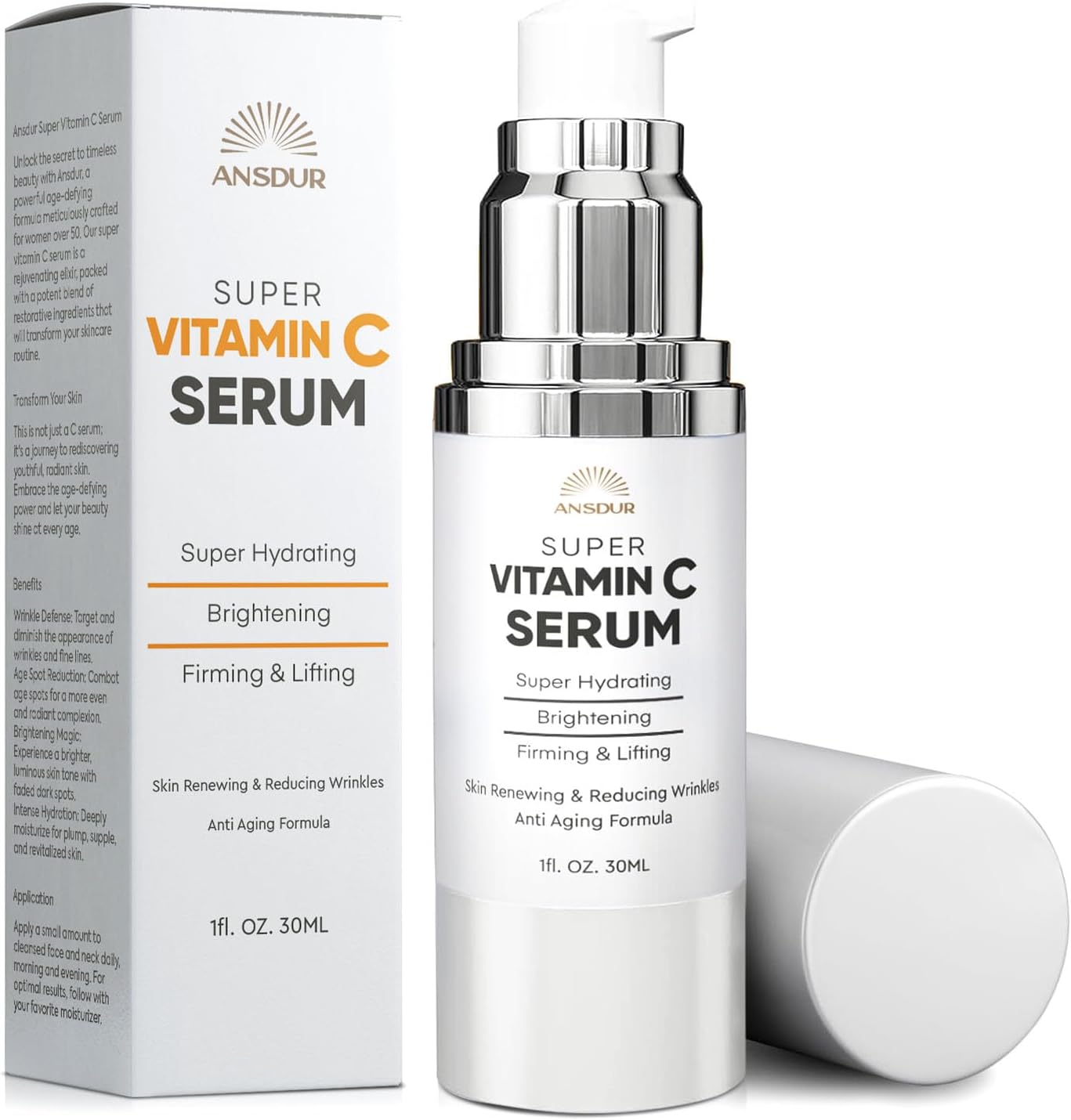 Amazon.com: Super Vitamin C Serum for Women Over 70: Vitamin C ...