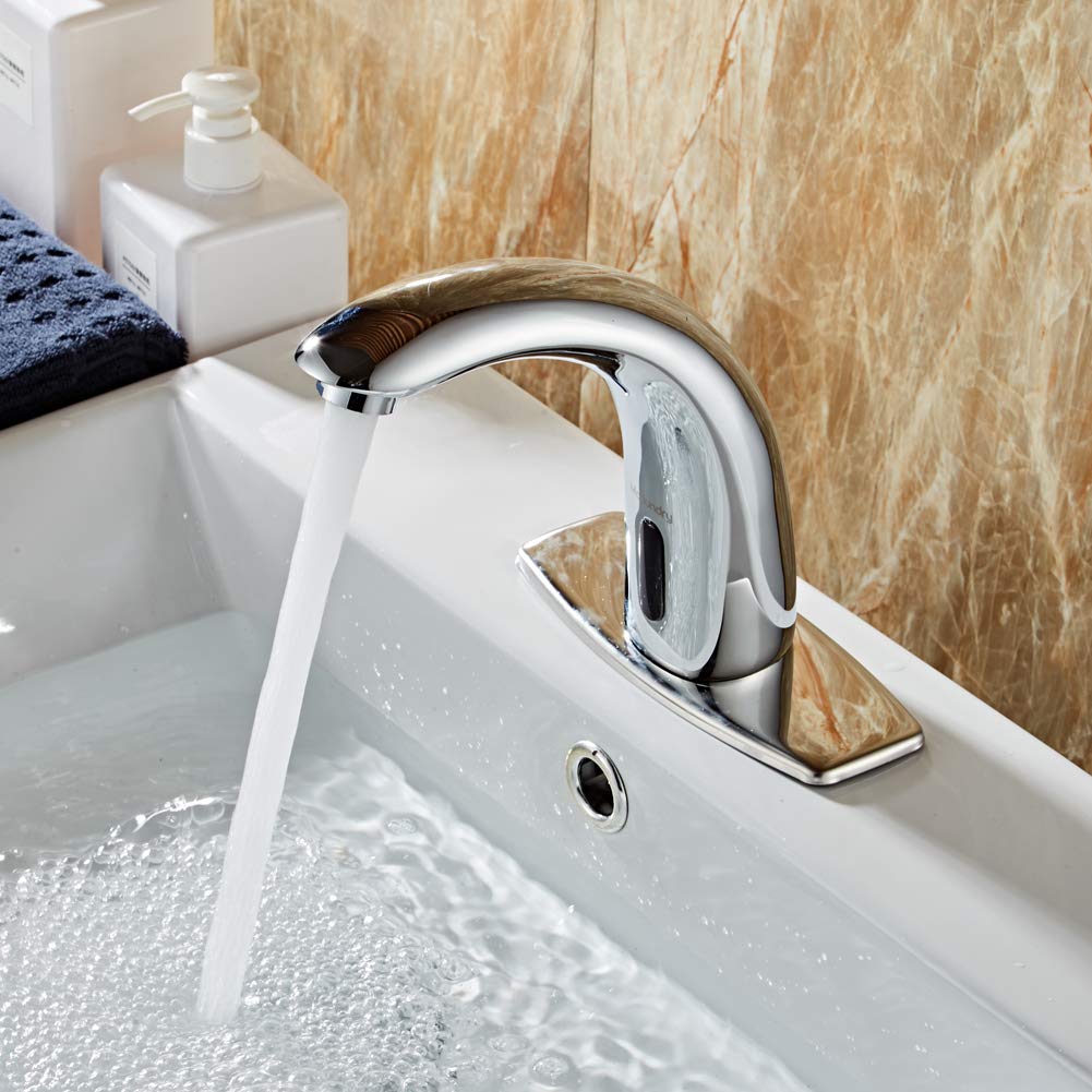 Snapklik.com : Automatic Touchless Sensor Faucet, 120V Auto Sensor ...
