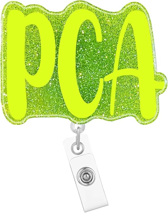 Amazon.com : Arakulago Nurse PCA Badge Reel Retractable Medical ...