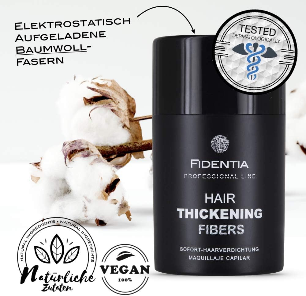 Additive and Color Filling Brand Fidentia Model Hair Thickening Fibers ...