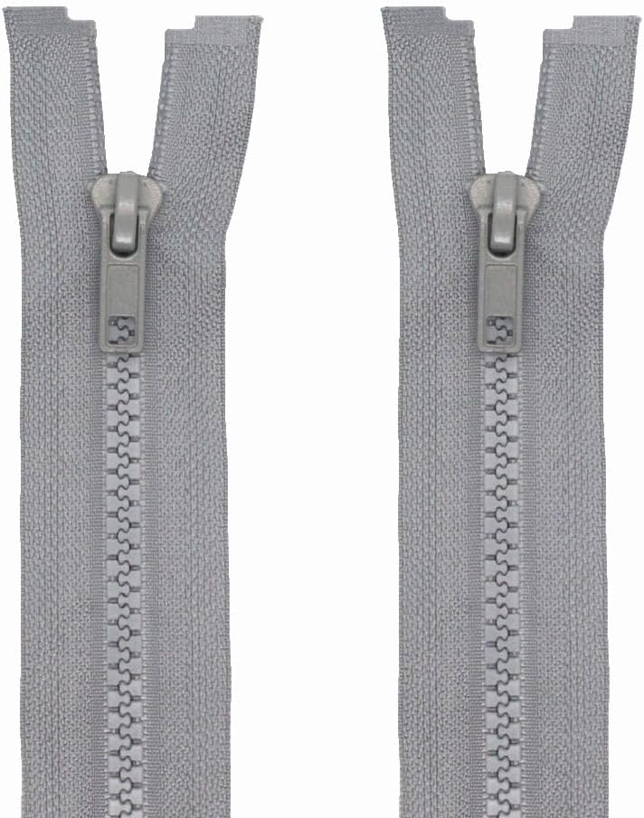 Amazon.com: MebuZip 2PCS #5 30 Inch Separating Jacket Zippers Resin ...