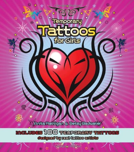 Buy Temporary Tattoos for Girls: Includes 100 Temporary Tattoos Book ...