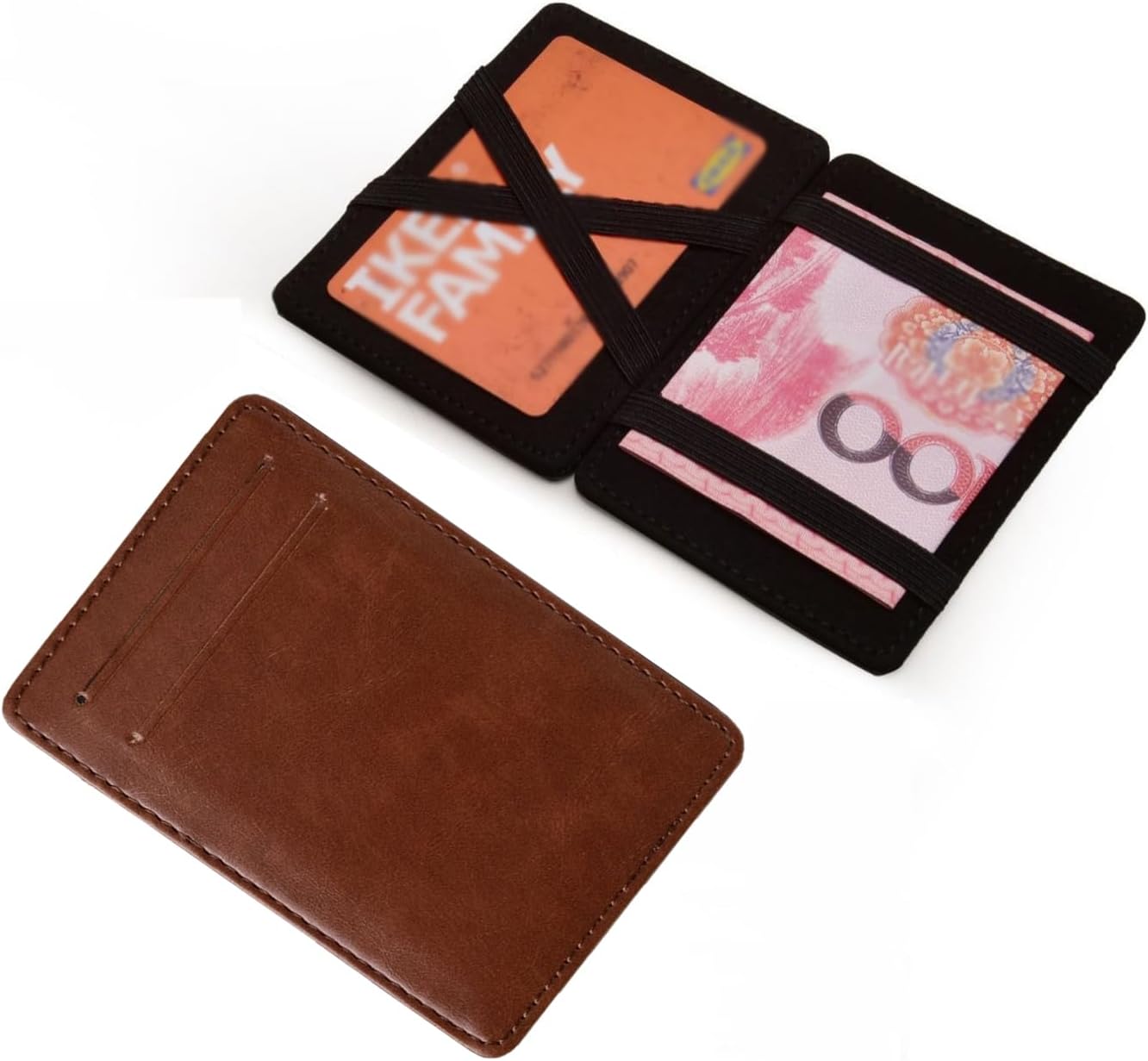 Amazon.com: Dizorp Leather Magic Wallet For Men And Women, Handcrafted ...