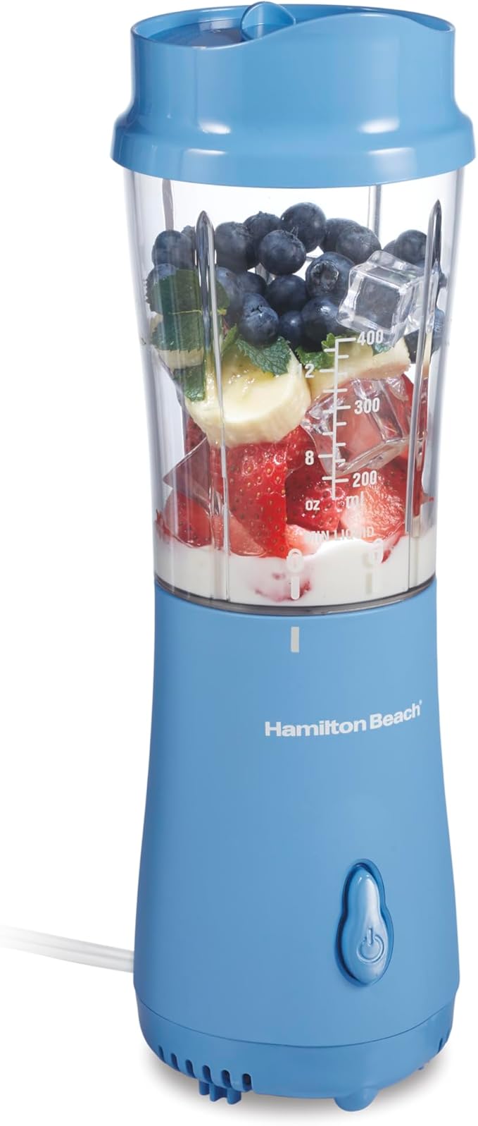 Amazon.com: Hamilton Beach Portable Blender for Shakes and Smoothies ...