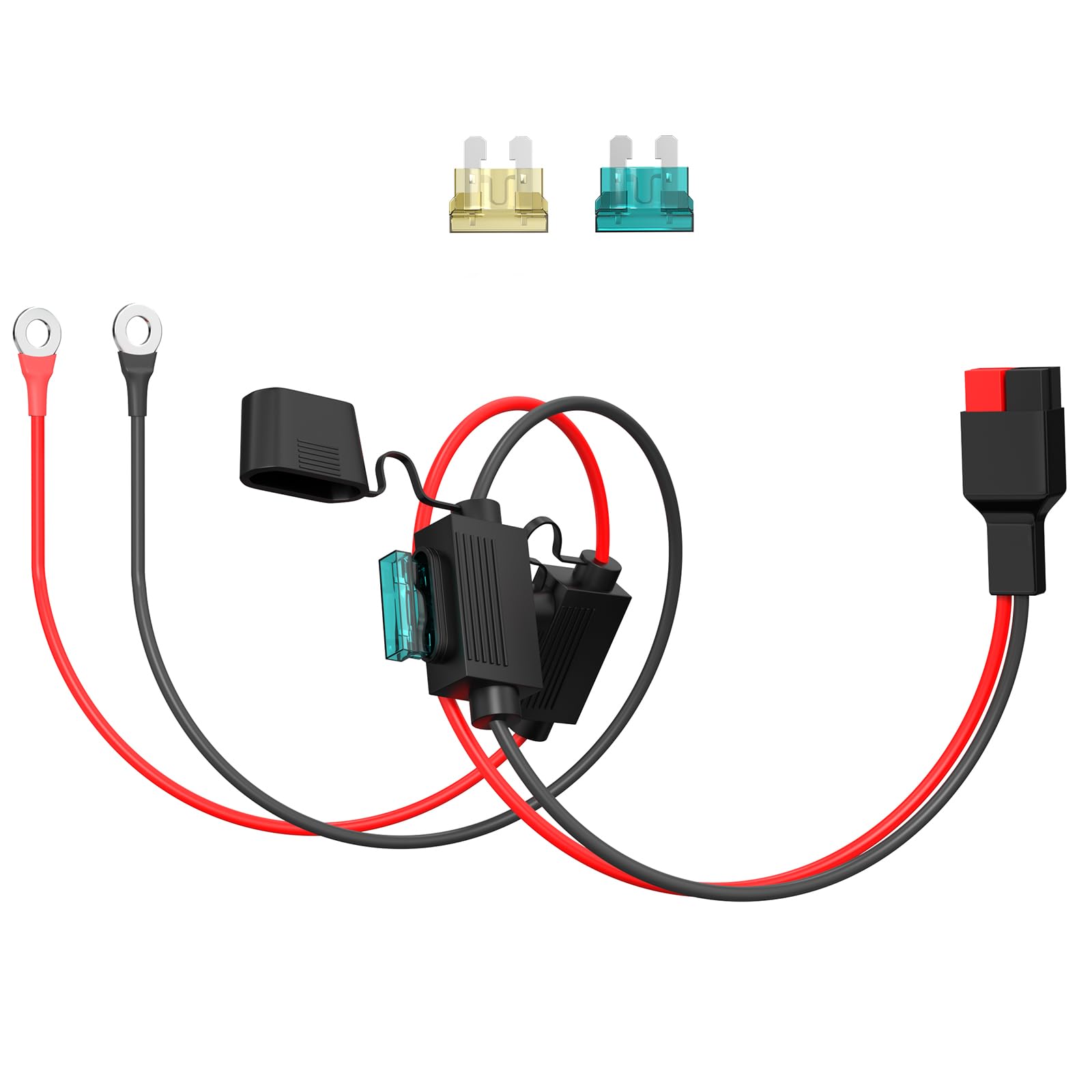 Amazon.com: 45A Connector to O Ring Terminal Compatible with Anderson ...
