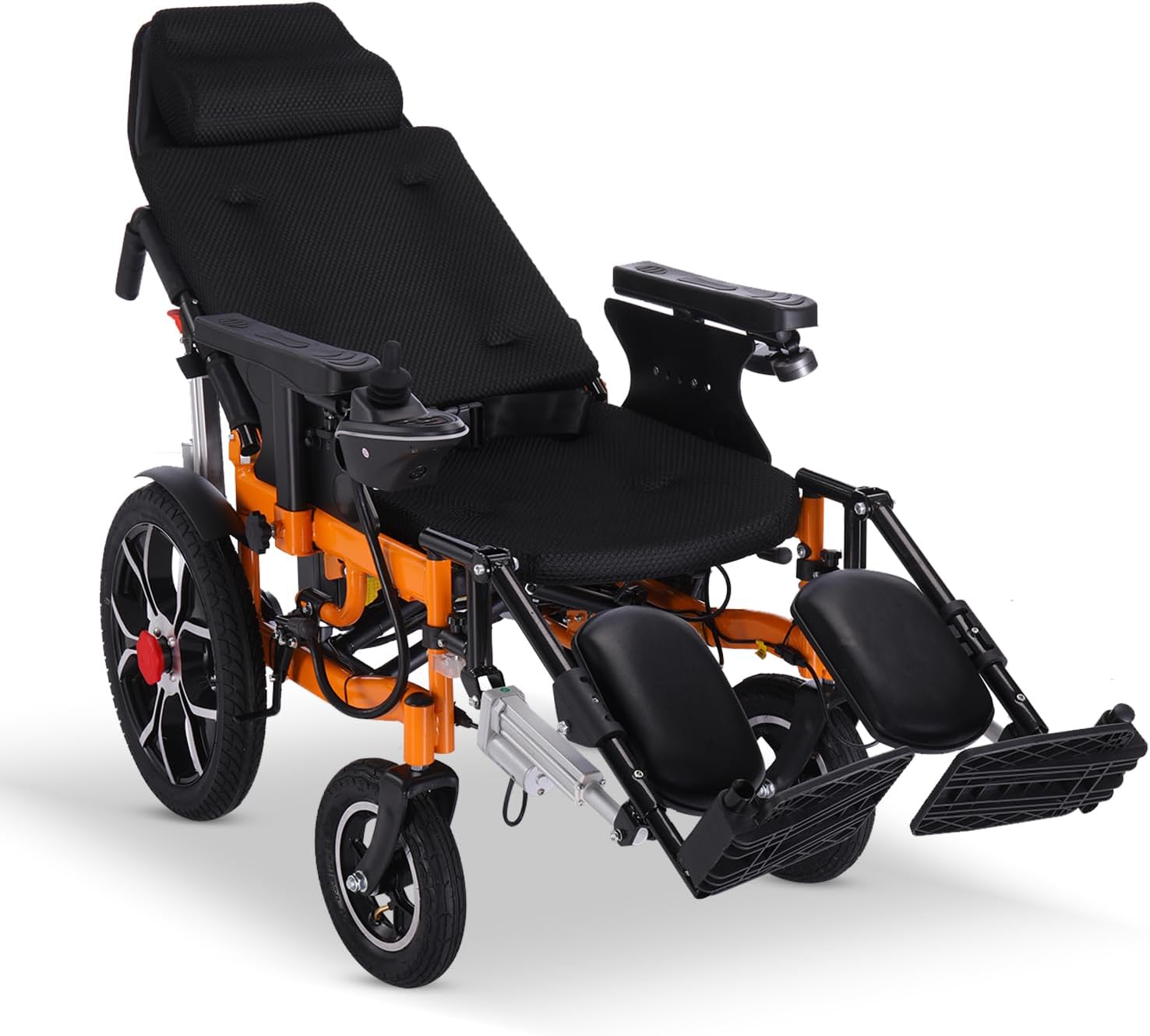 Amazon.com: Lightweight Wheelchair for Adults, Full Reclining Folding ...