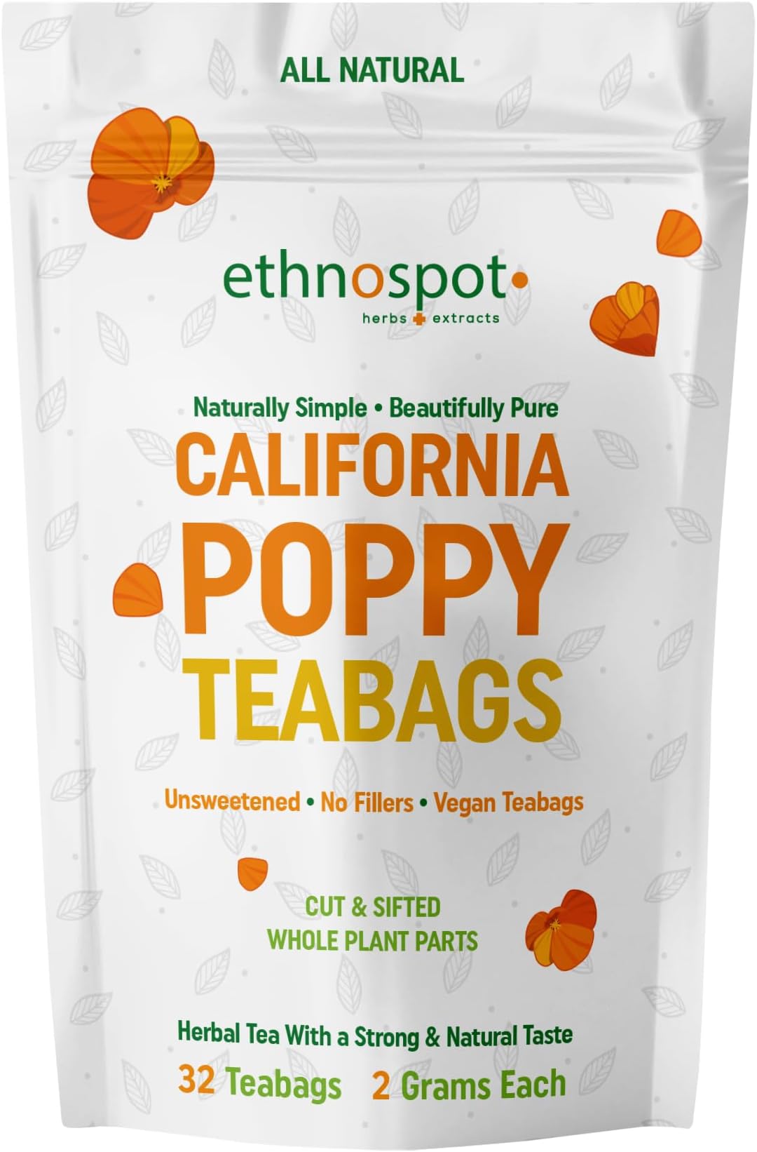 Amazon.com: Pure California Poppy Tea - Natural California Poppy for ...