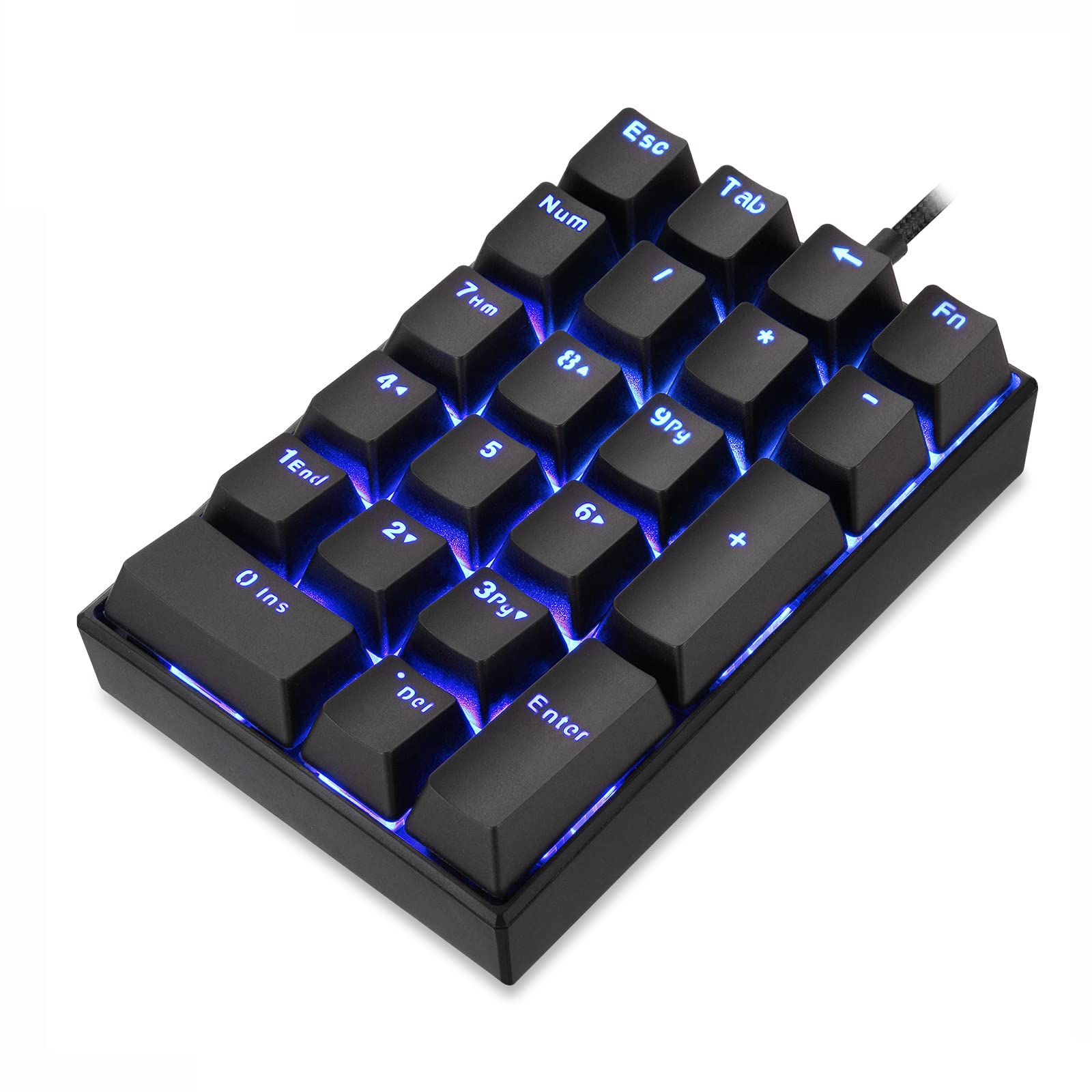 Buy Motospeed K23 Mechanical Numeric Keypad Red Switch Wired 21 Keys ...