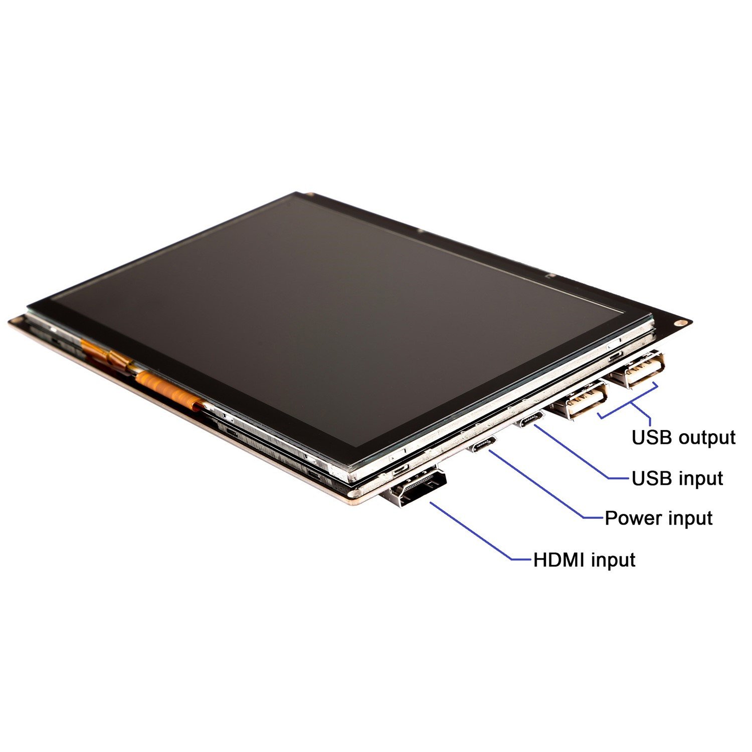 GeeekPi 7 Inch 1024x600 Capacitive Touch Screen HDMI Monitor TFT LCD ...