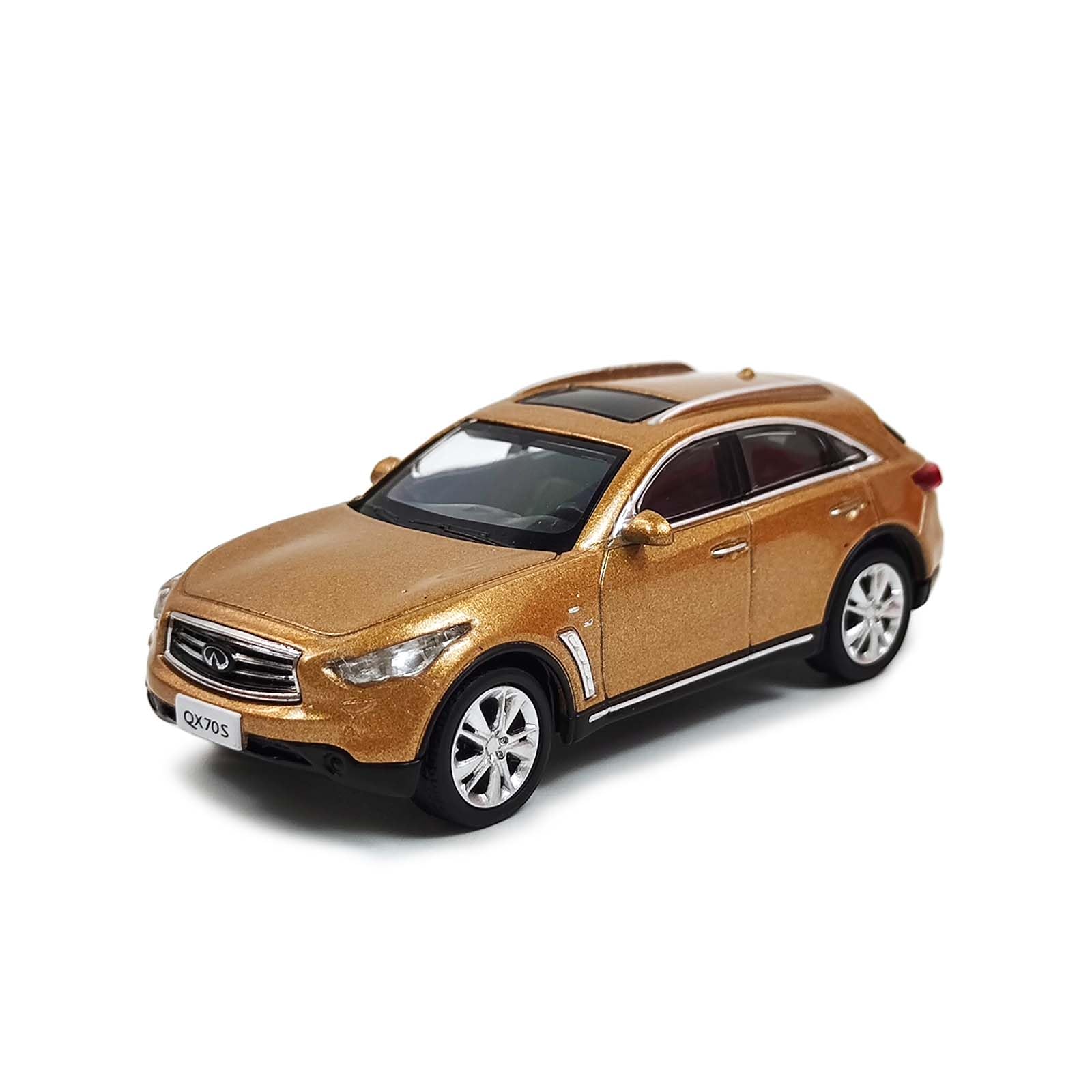 Amazon.co.jp: Paudi Model 1/64 Infiniti QX70S モデルカー ミニカー コレクション 金 完成品 : ホビー