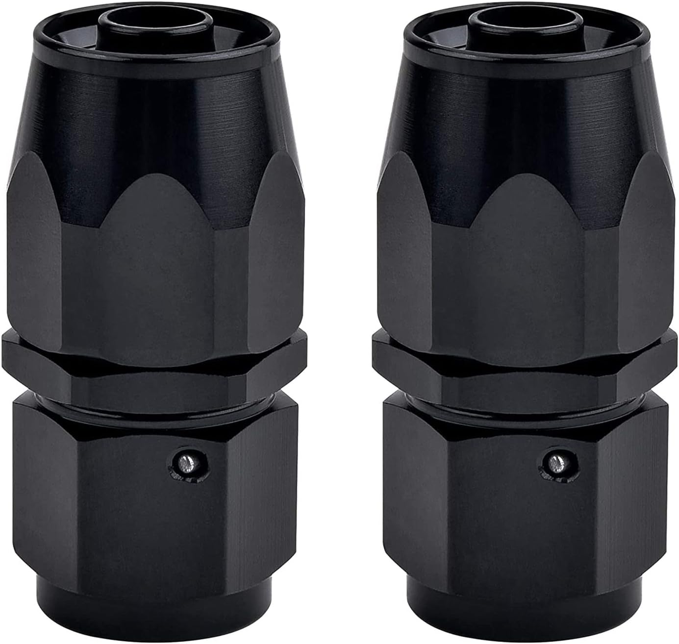 Vibrant Performance 22408 45 Degree Push-On Hose End Fitting 8an Y Fitting