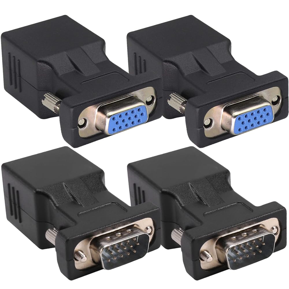 Amazon.com: DKARDU VGA to RJ45 Adapter, VGA Male to RJ45 Female ...