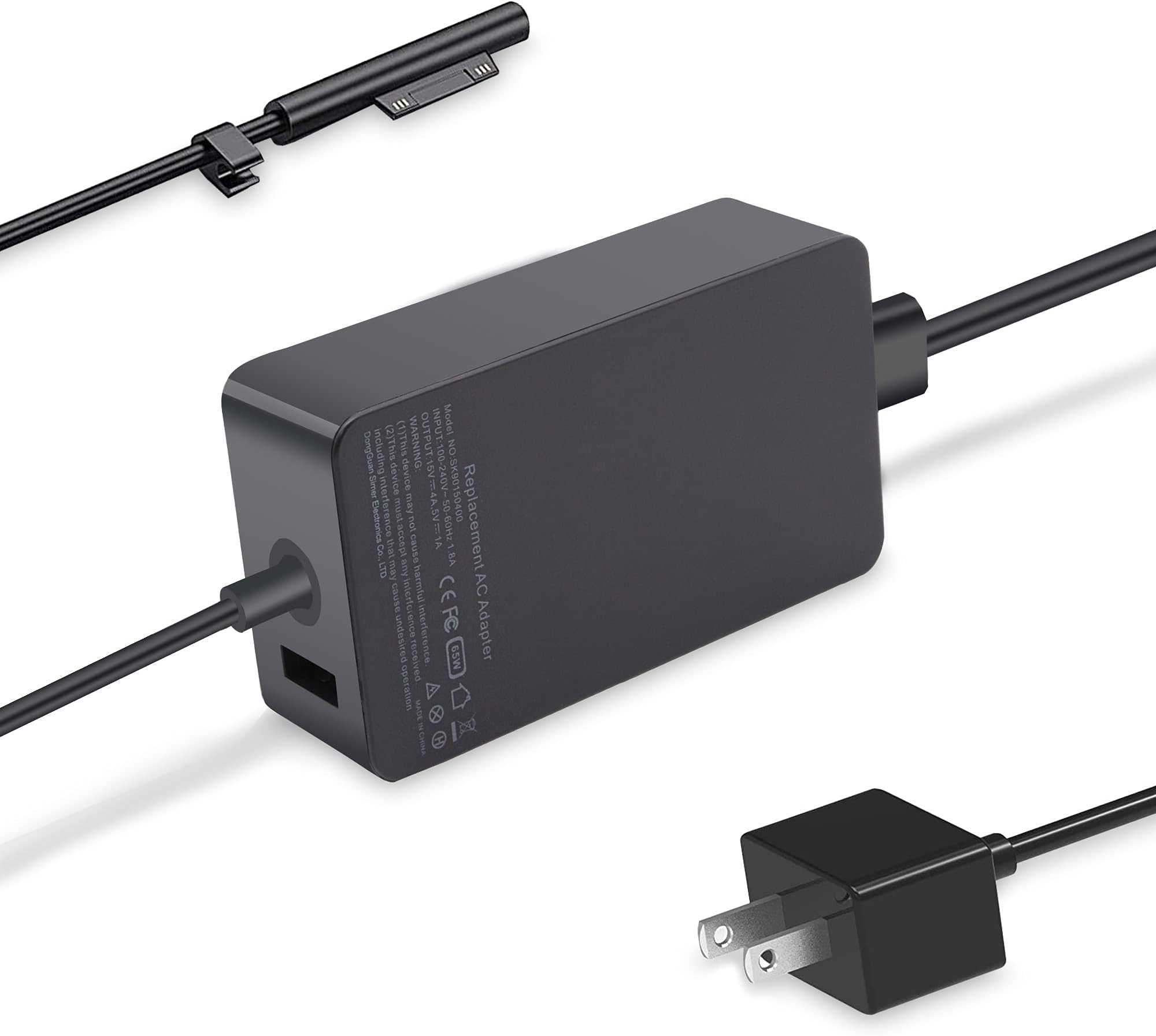 Amazon.com: Microsoft Surface Power Supply 65W and Power Adapter Non ...