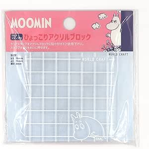 Amazon.com: World Craft MOAB-01 Hyokkori Moomin Acrylic Block : Toys ...