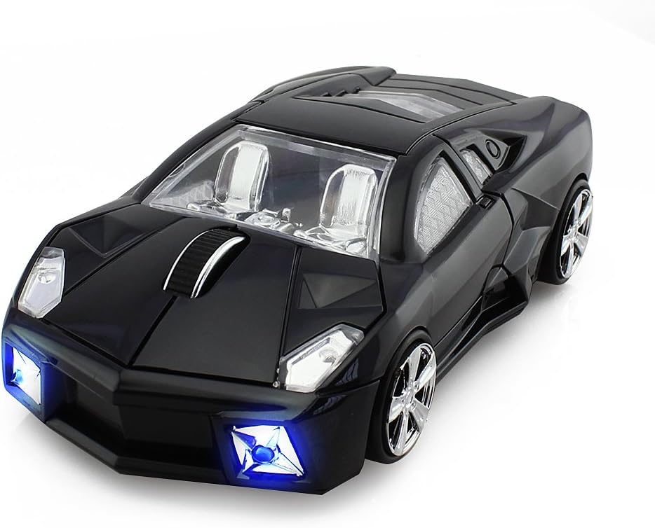 Amazon.com: ECOiNVA Wireless Sports Car Mouse Computer Gaming Mice ...