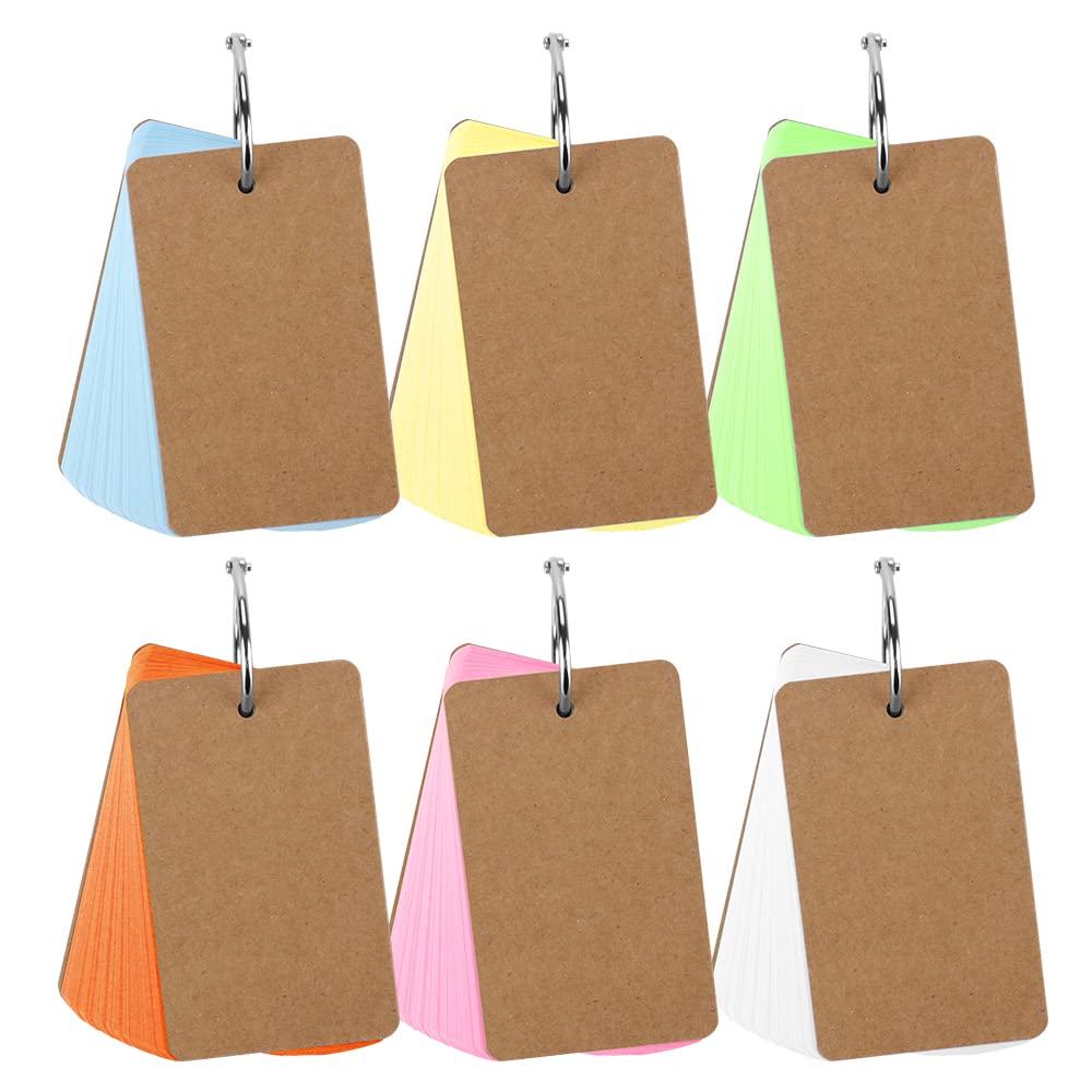 Chyaya Flash Cards 6 Pack 300 Easy Flip Study Cards | Desertcart INDIA