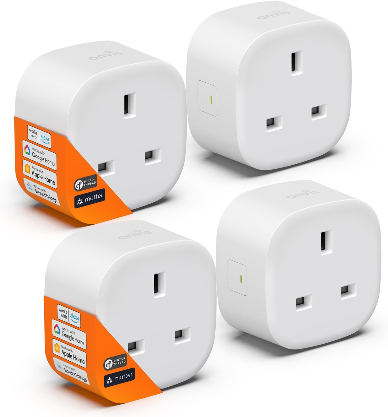 Meross Matter Smart Plug Mini with Energy Monitoring, Works with Apple ...