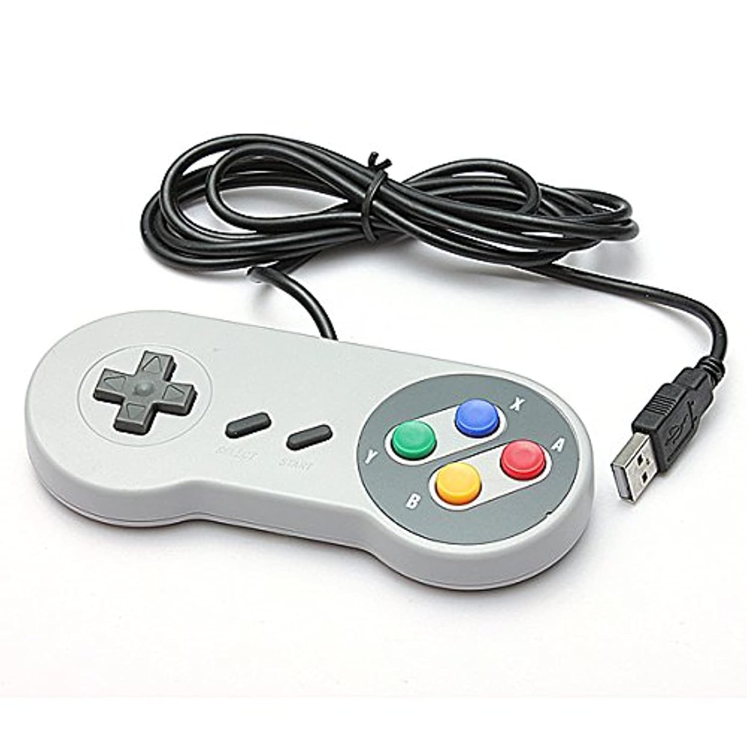 Amazon.com: SNES USB Famicom Colored Super Nintendo Style Controller ...