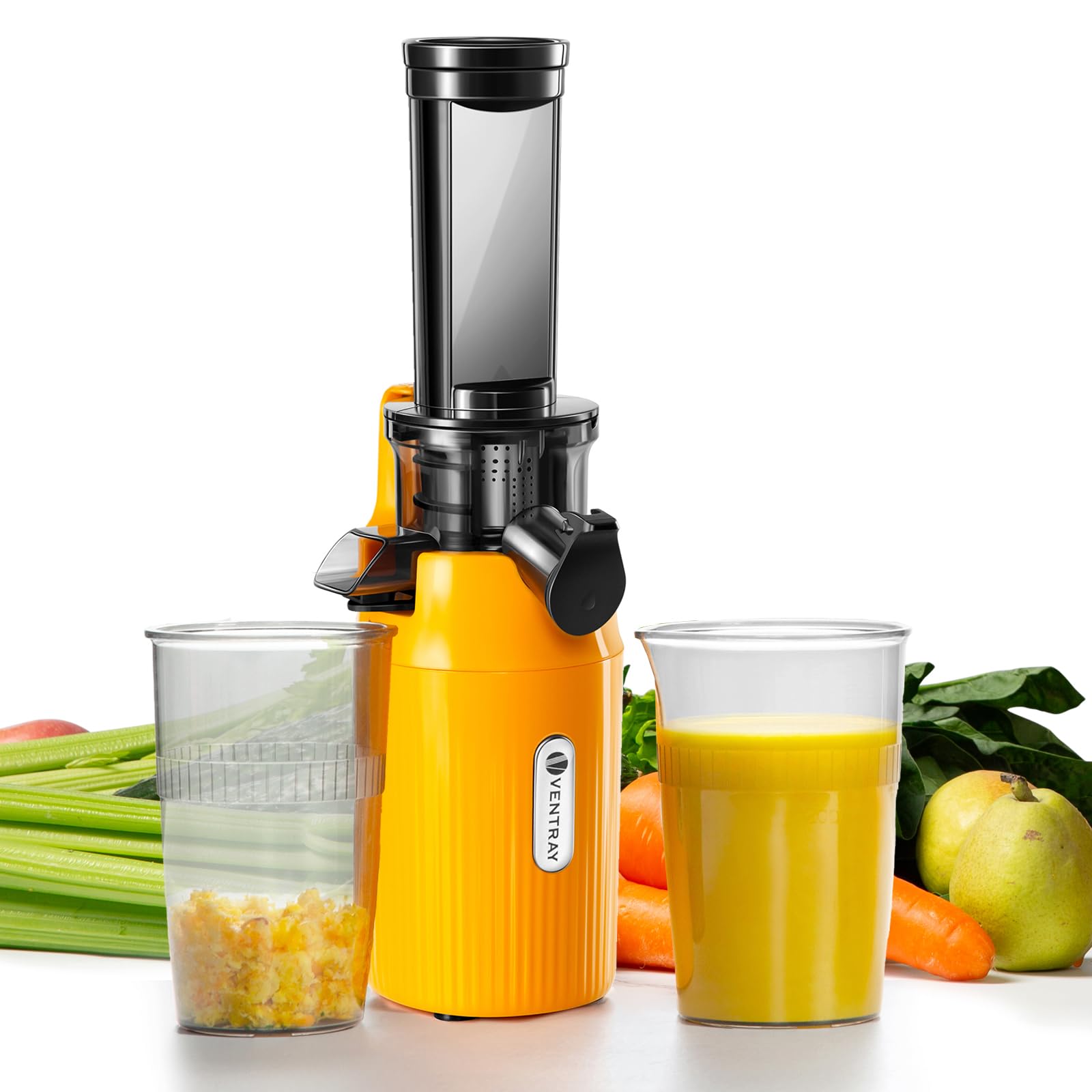 Amazon.com: Ventray Ginnie Cold Press Juicer Machines, Compact Small ...