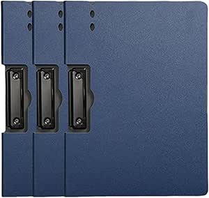 Amazon.com : Letter Size Binder Punchless with Spring Action Clamp ...